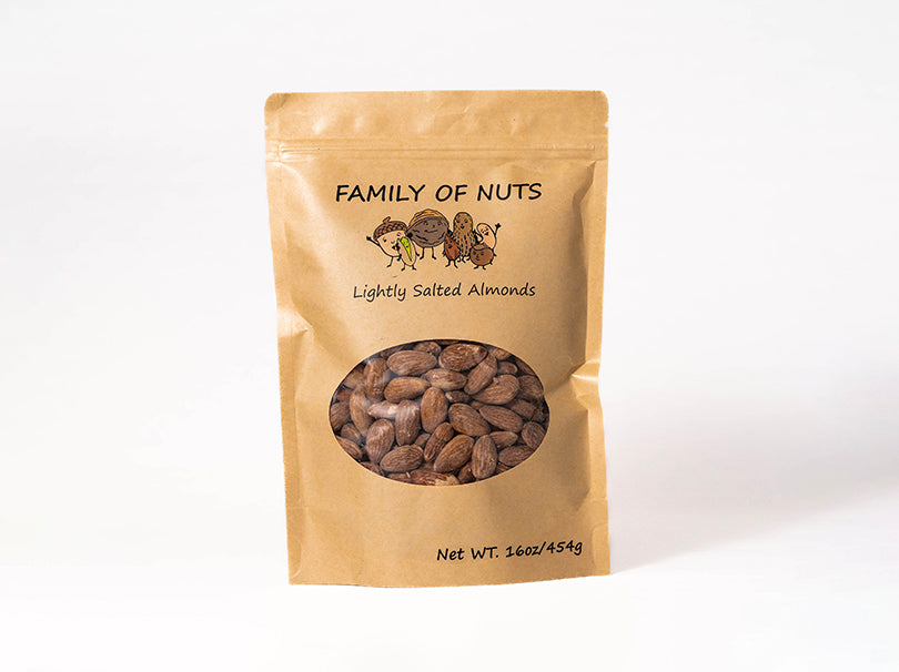 lightly salted almonds